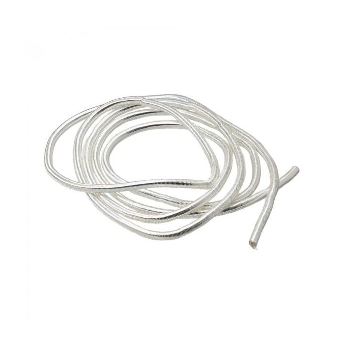 Fine silver worm to thread necklaces 70 mm.