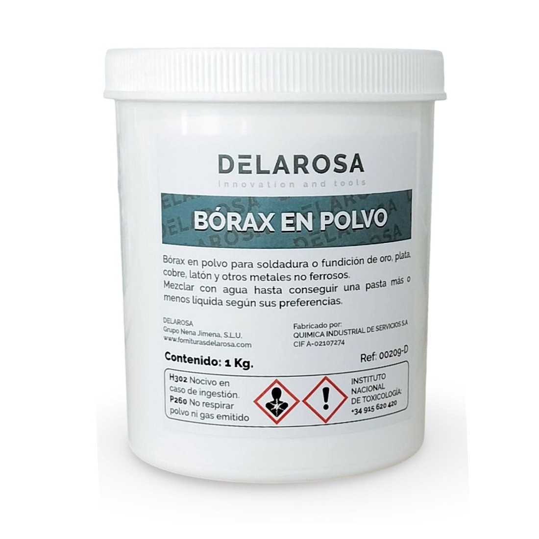 Pure borax powder 1Kg.